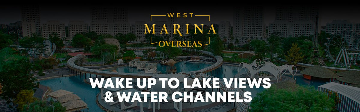 West Marina Overseas Wake Up to Lake Views and Water Channels– Al Jalil ...